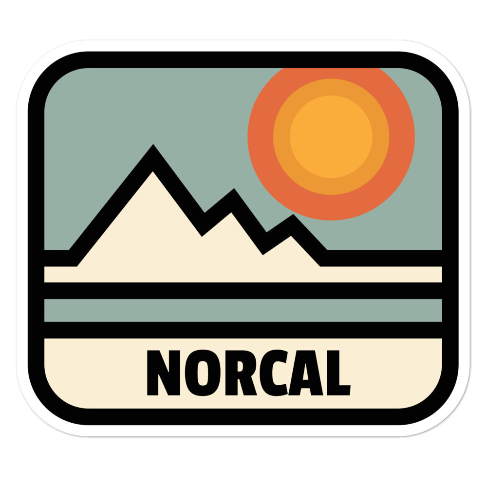 NorCal Hipster Sticker – Active NorCal